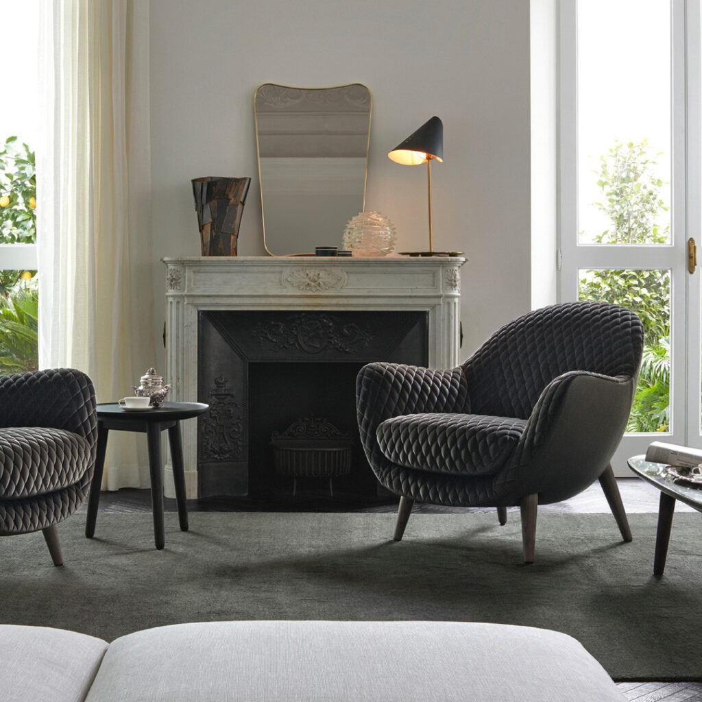 Poliform Mad Queen fauteuil - Abitare keuken & interieurarchitectuur